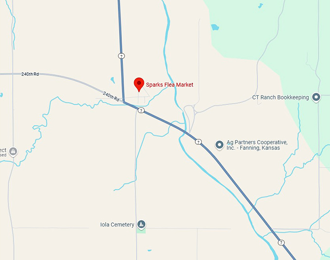 16. sparks flea market map