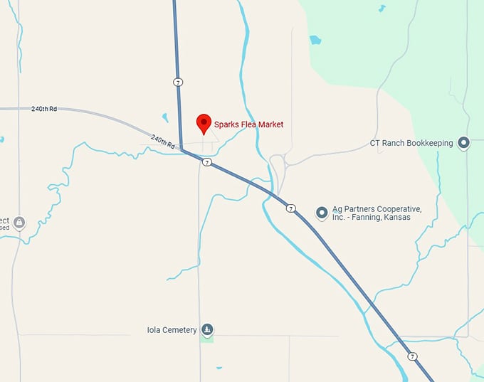 16. sparks flea market map