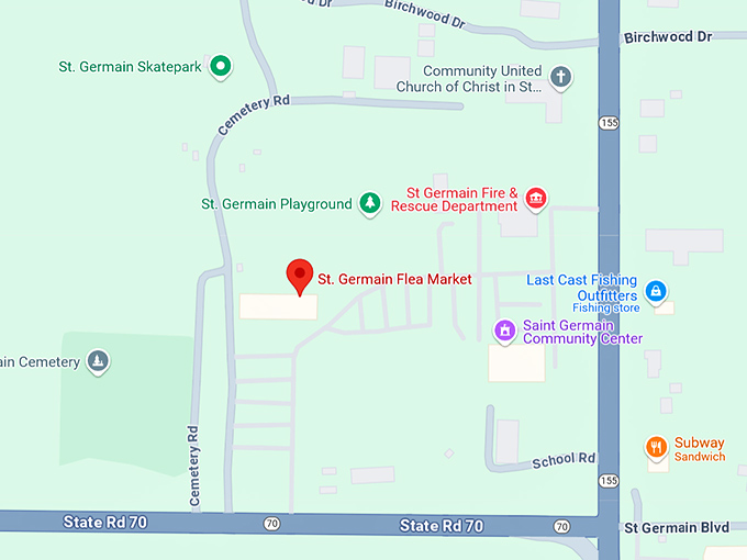 16. st. germain flea market map