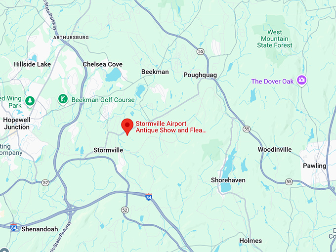 16. stormville airport antique show and flea market map