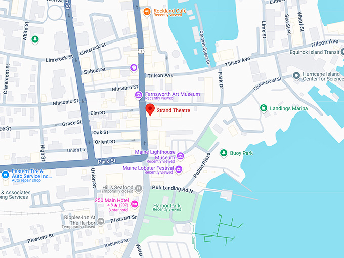 16. strand theatre map