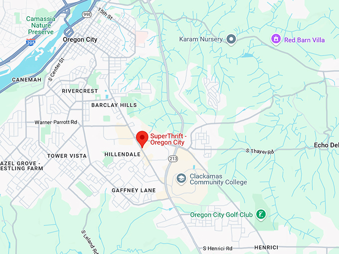 16. superthrift oregon city map