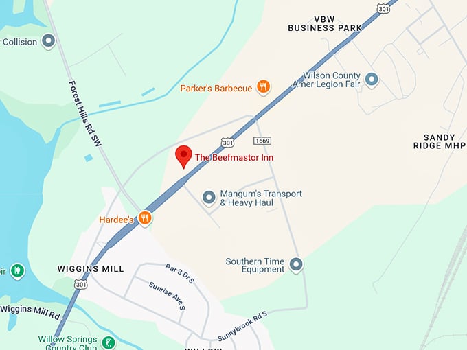 16. the beefmastor inn map