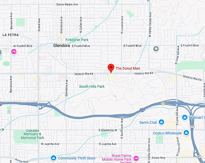 16. the donut man map