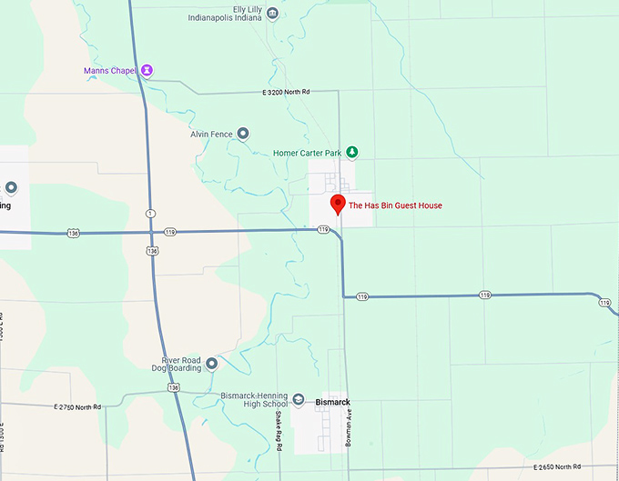 16. the has bin guest house map