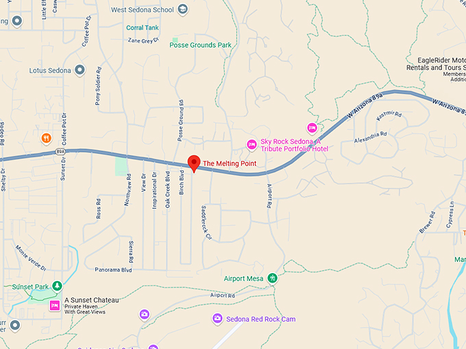 16. the melting point map