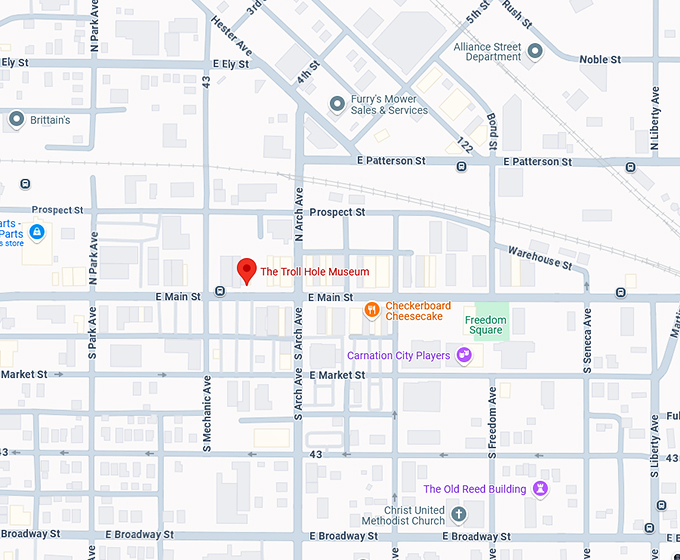 16. the troll hole museum map