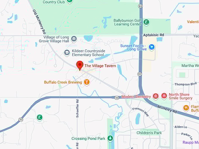 16. the village tavern map