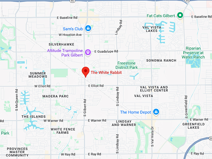 16. the white rabbit map