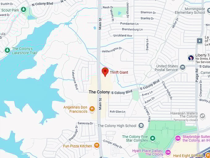 16. thrift giant map