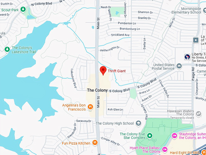 16. thrift giant map