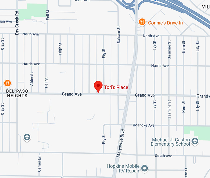 16. tori's place map