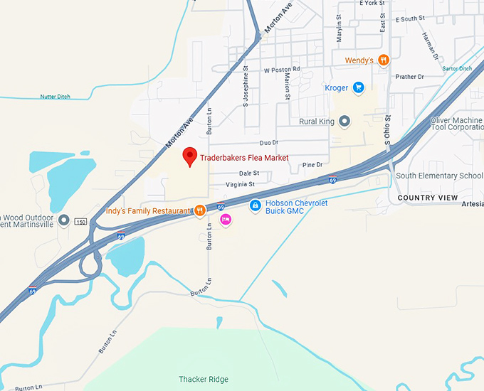 16. traderbakers flea market map