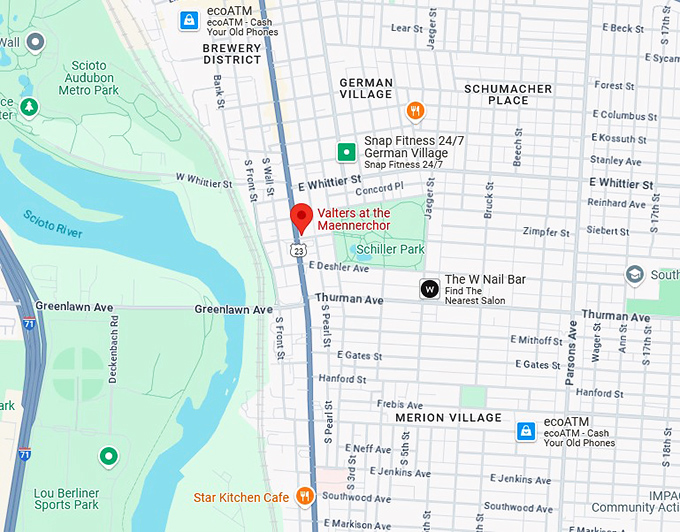 16. valters at the maennerchor map