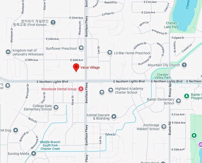 16. value village map