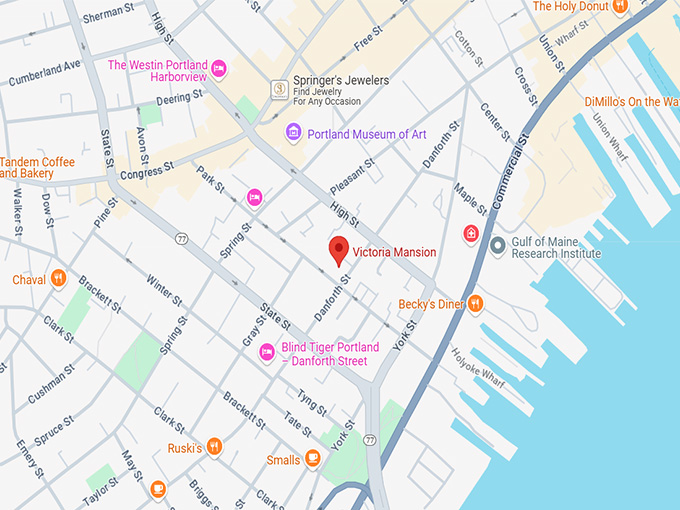 16. victoria mansion map