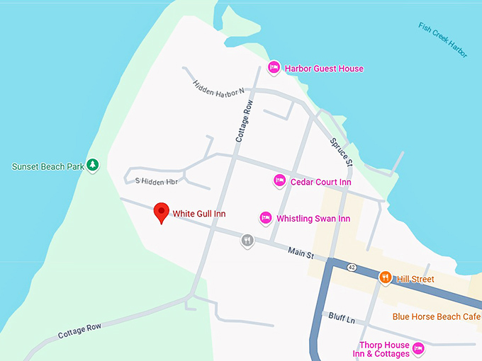 16. white gull inn map