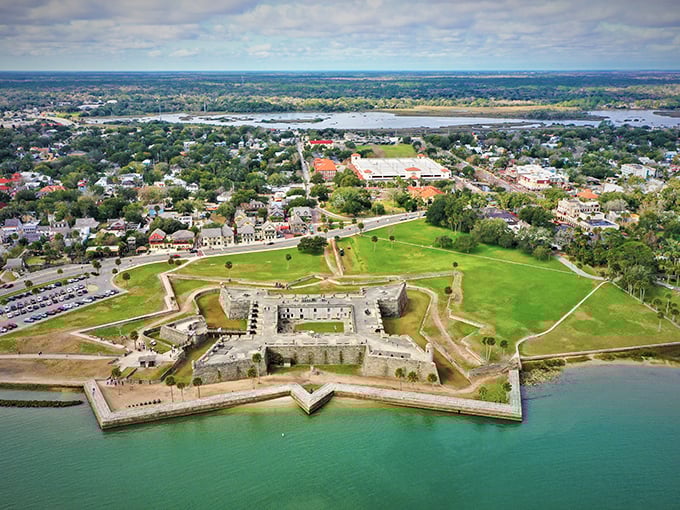 Castillo de San Marcos: Where history stands guard and palm trees salute. This star-shaped fortress is Florida's own time machine, minus the flux capacitor.