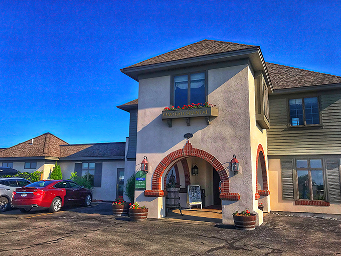 Chateau Chantal: Where wine dreams come true! This Tuscan-inspired haven perched on a hill promises views as intoxicating as its vintages.