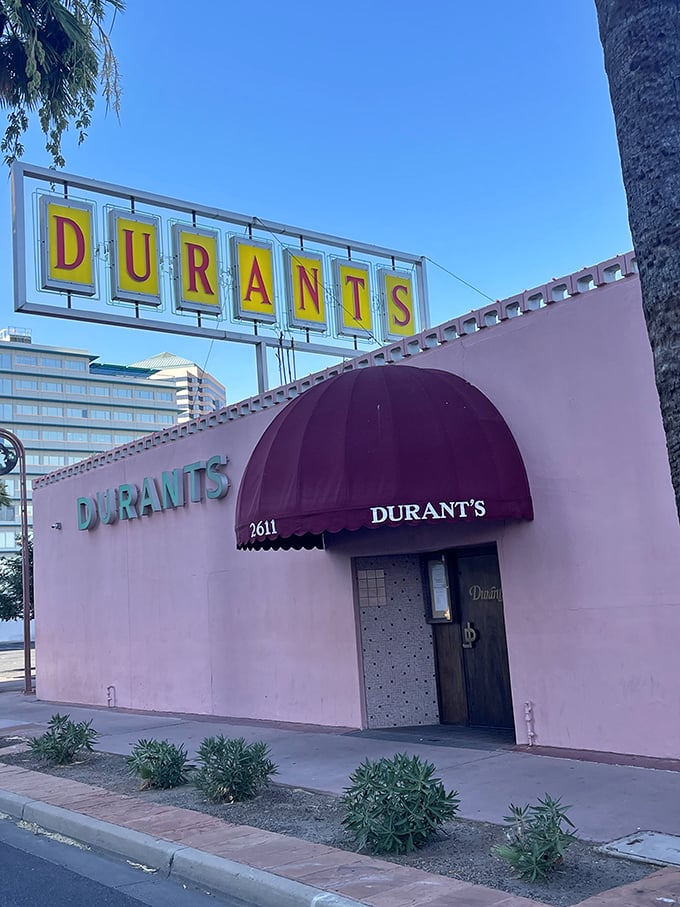 Durant's: Where time stands still, but steaks keep sizzling! This pink palace of prime beef has been charming Phoenix carnivores since Eisenhower was in office.