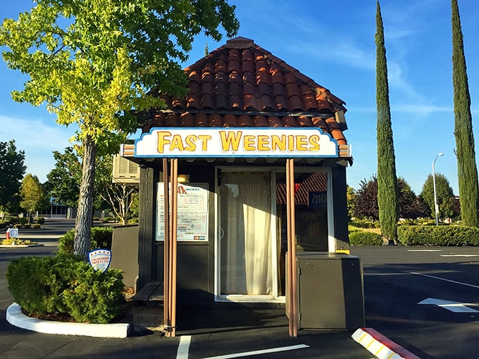 Fast Weenies: Where dreams come in buns! This tiny house of hot dogs is serving up big flavors faster than you can say "ketchup or mustard?"