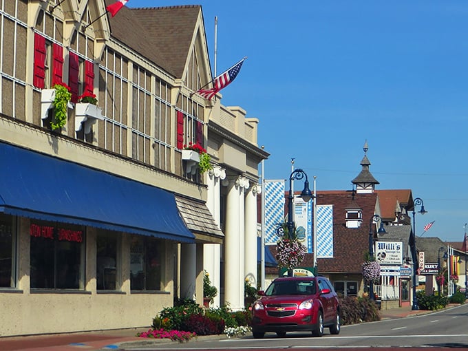 Frankenmuth: Where Bavarian charm meets Midwest hospitality. Stroll down Main Street and feel like you've stepped into a fairytale, lederhosen optional!