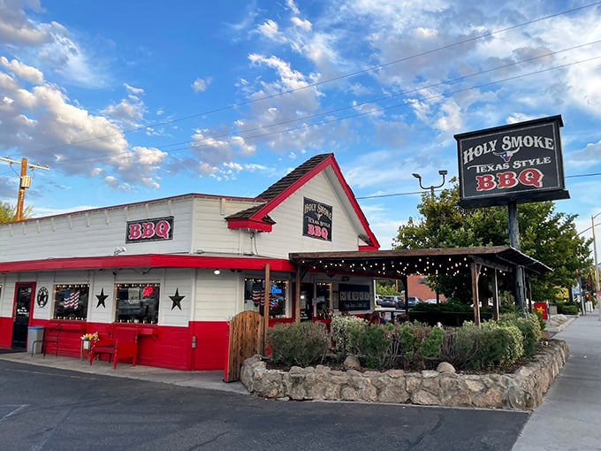 Holy Smoke, Batman! This Texas-style BBQ joint in Bishop is like finding a brisket oasis in the California desert.