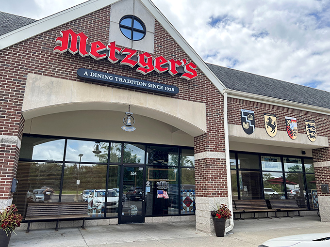 Metzger's: Where lederhosen meets comfort food! This brick-faced beacon of Bavarian bliss promises schnitzel that'll have you yodeling for joy.