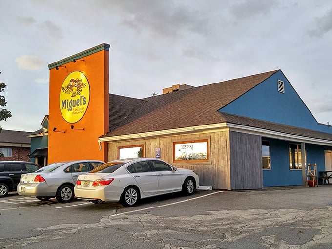 Miguel's: Where the fiesta never stops! This sunny yellow beacon of Mexican flavor stands out like a sombrero at a lobster bake.