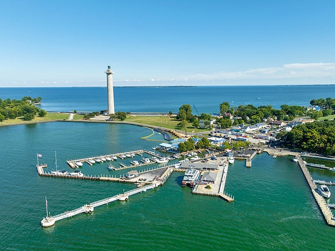 Put-In-Bay: Where golf carts rule and worries melt away. This bustling harbor could give Monte Carlo a run for its money &ndash; minus the fancy accents.