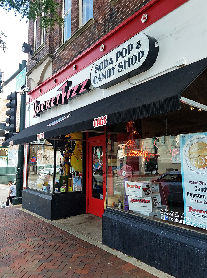 Rocket Fizz: Where nostalgia fizzes and pops! This candy wonderland is like stepping into Willy Wonka's garage sale, minus the Oompa Loompas.