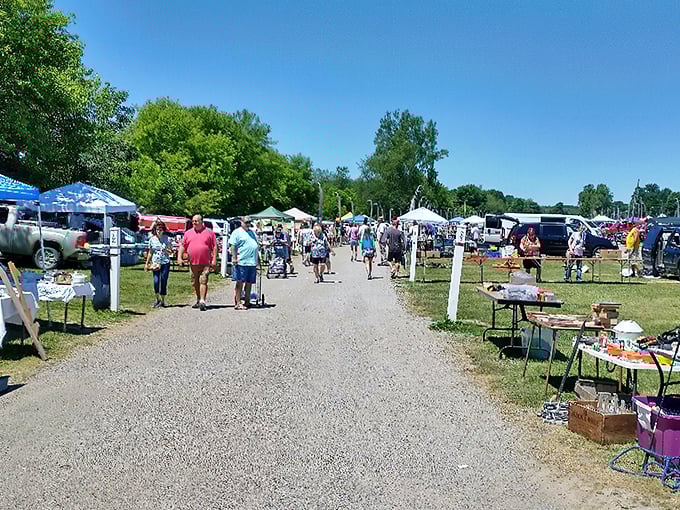 Step right up to Rogers' outdoor bonanza! It's like a county fair met a garage sale and decided to set up shop permanently.
