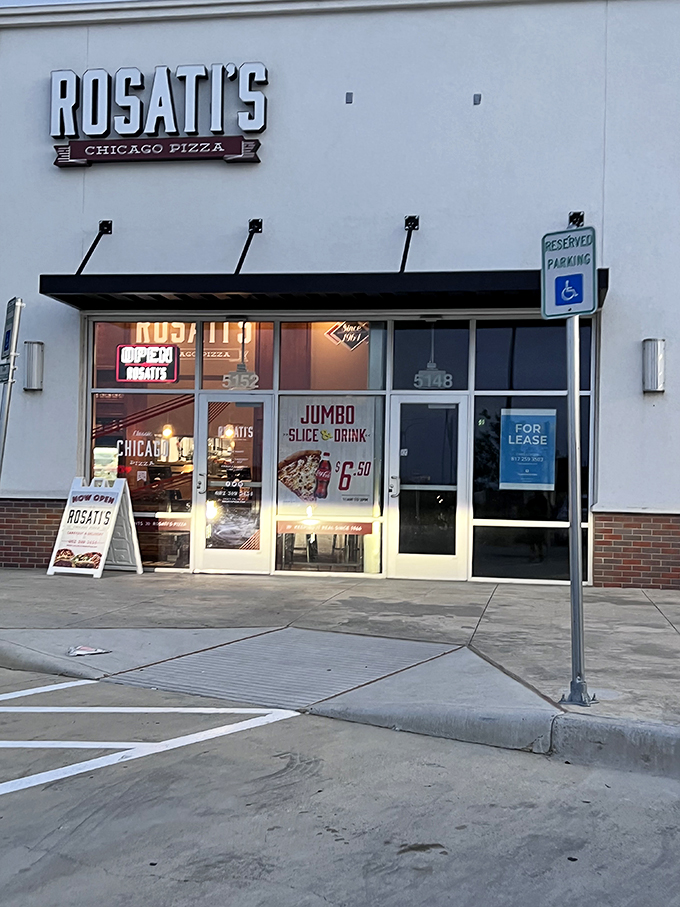 Jumbo slice alert! Rosati's serves up Chicago-style pies so big, you might need a bigger belt&mdash;and a nap afterwards.