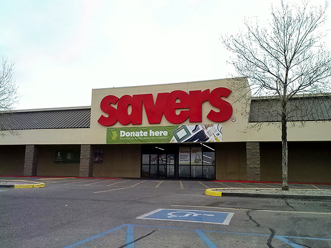 Savers: Where bargain hunters' dreams come true! This red-signed wonderland promises a treasure trove of pre-loved goodies waiting to be discovered.