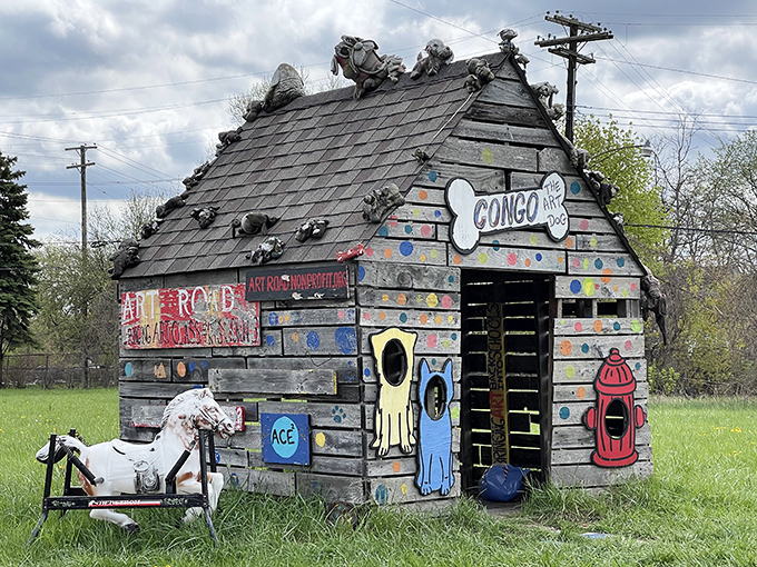Welcome to the polka-dot paradise! The Heidelberg Project turns urban decay into a Technicolor dreamscape that'd make Willy Wonka jealous.