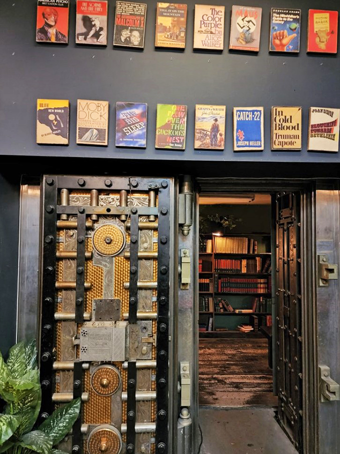 Welcome to the literary Narnia! The Last Bookstore's vault isn't guarding gold, but something far more precious – books!