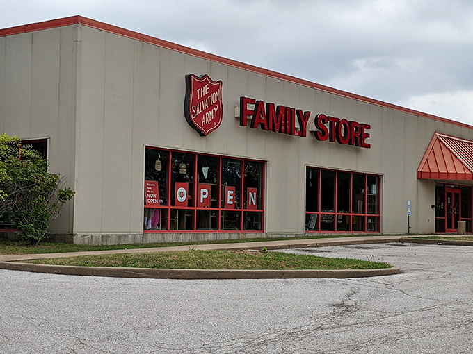 Open sesame to savings! This Salvation Army store is like Ali Baba's cave, but with more flannel and fewer thieves.