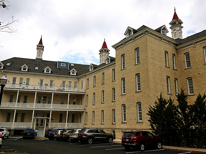 Imposing yet inviting, this former asylum now welcomes guests to stay the night. Sweet dreams... if you dare!
