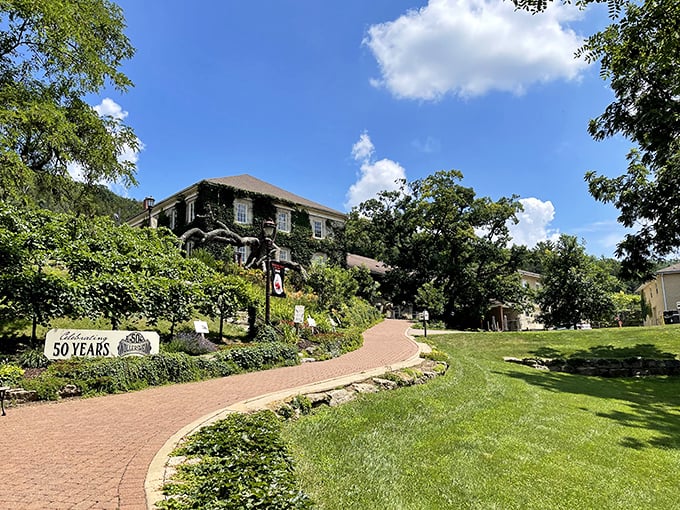 Wollersheim Winery: Where history and hops collide! This ivy-covered gem looks like it's straight out of a fairytale, but with better drinks.