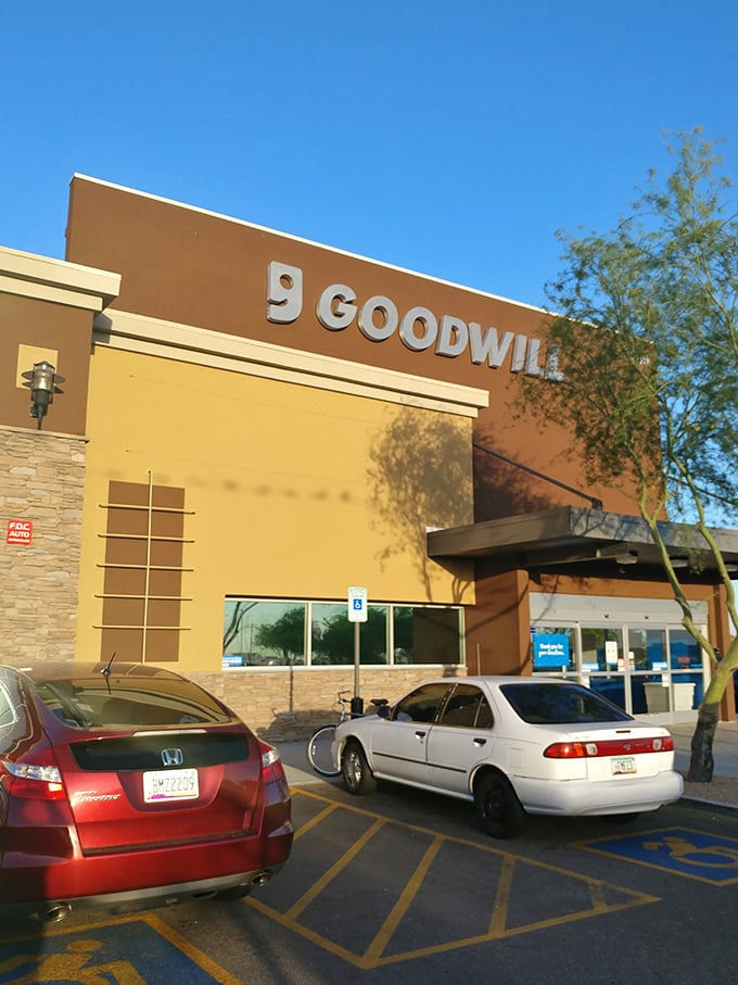 Bargain hunters, assemble! This Goodwill's spacious interior is like a department store for the thrifty, minus the sticker shock.