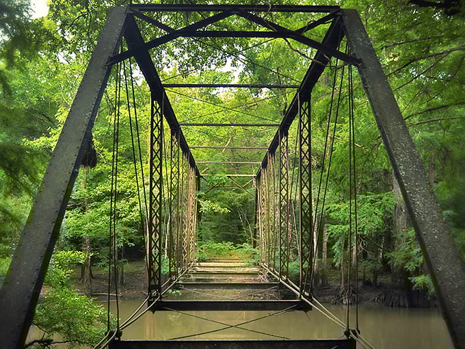 Talk about a fixer-upper! This bridge has more character than a Southern grandmother's living room – and probably just as many stories.