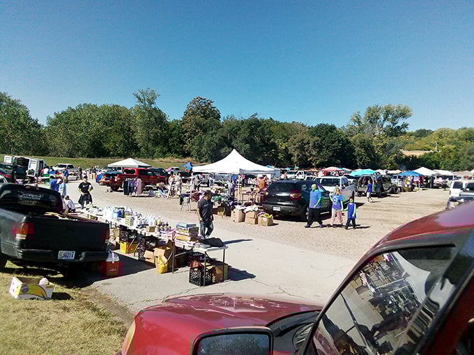Bargain hunters' paradise! This Kansas City swap meet could give the Smithsonian a run for its money in sheer variety.