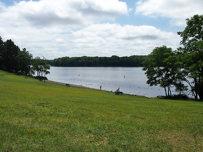 Tranquility personified! Brunet Island's shoreline invites you to pull up a bench and watch nature's HD screen unfold.