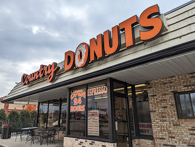 Forget counting sheep – at Country Donuts, you'll be counting sprinkles all night long. This round-the-clock sweet spot is the stuff of glazed dreams.