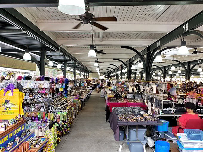 A treasure trove of trinkets and treats: The French Market's aisles are like a real-life Pinterest board come to life.