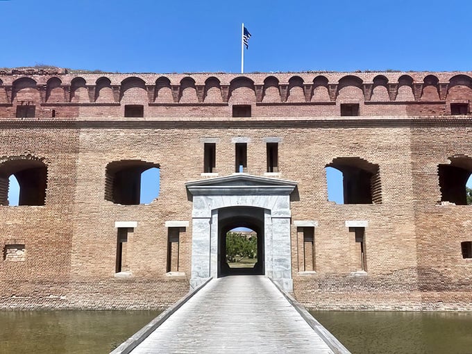 Imagine the Dry Tortugas' version of a gated community. Fort Jefferson's endless archways could make even Alcatraz jealous.