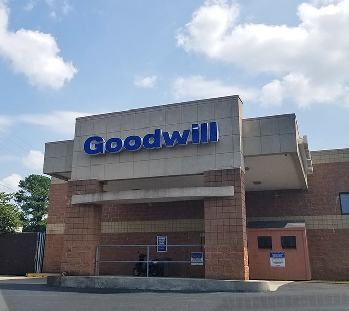 Forget the yellow brick road &ndash; follow the blue Goodwill sign to a wonderland of secondhand delights and unexpected finds.