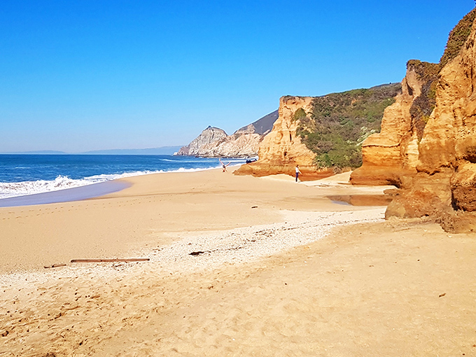Surf's up at Gray Whale Cove! These waves are ready for their close-up, giving 'The Perfect Storm' a run for its money.