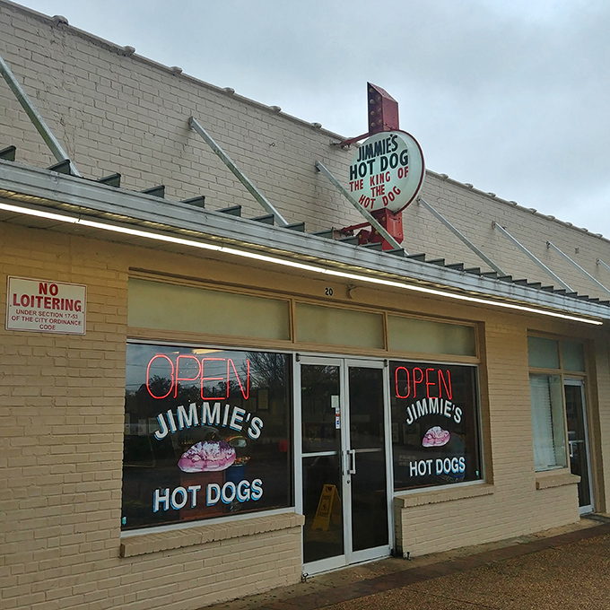 Step into a hot dog time machine! Jimmie's no-frills facade hides a world of flavor that's been drawing crowds for generations.