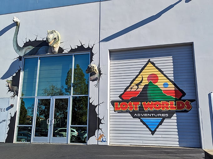 Who said time travel was impossible? Step through these doors and find yourself in a world where dinosaurs rule the fun.